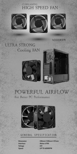 Cube Gaming 4000 RPM FAN – Cube Gaming