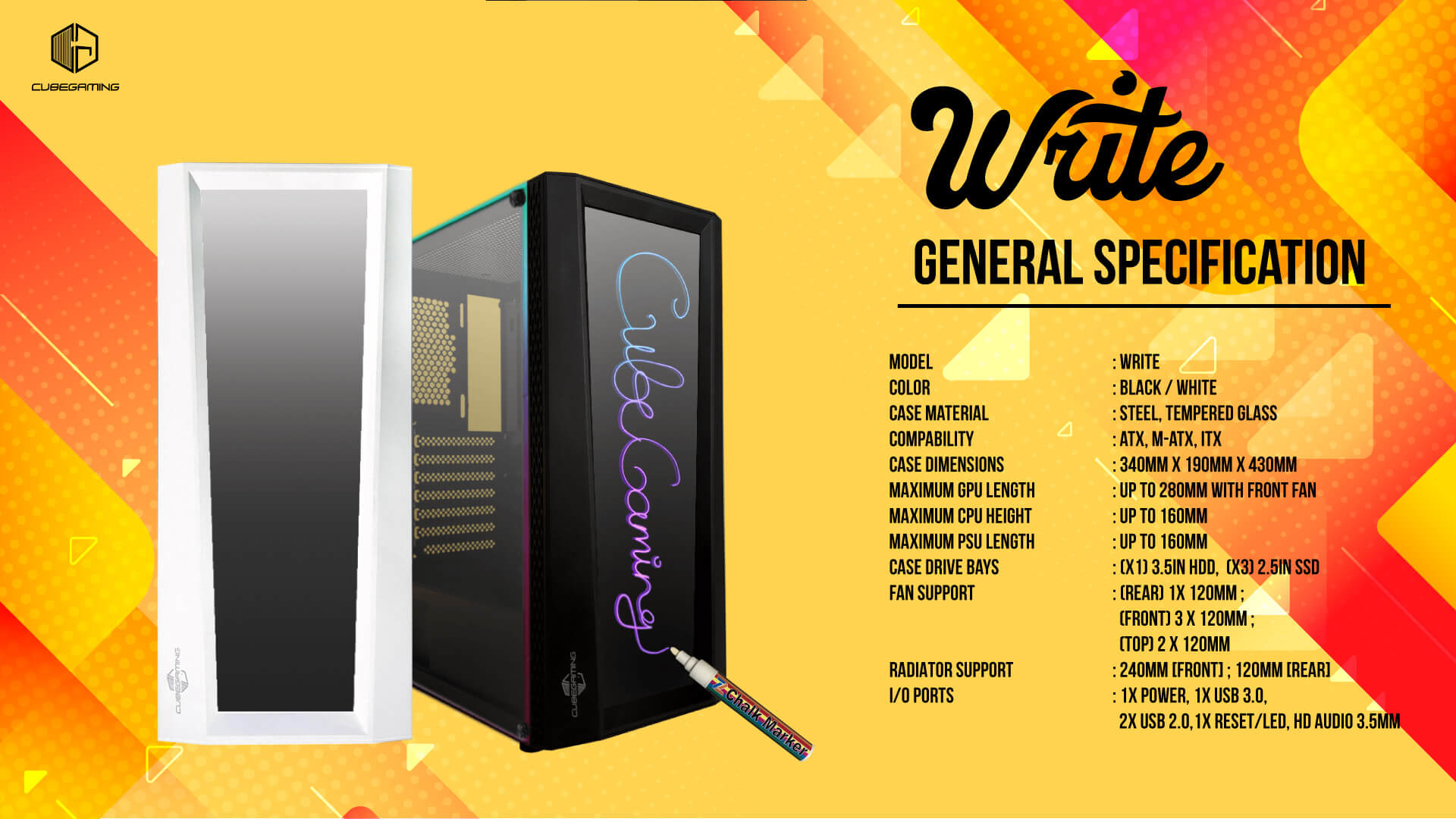 Write Cube Gaming